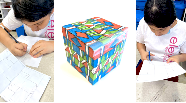 GALERIE – MATHÉMATIQUE – ARTS VISUELS / Cube – Dessin – 3e cycle du ...