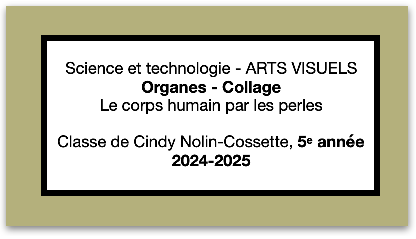 GALERIE – SCIENCE ET TECHNOLOGIE – ARTS VISUELS / Organes – Collage ...